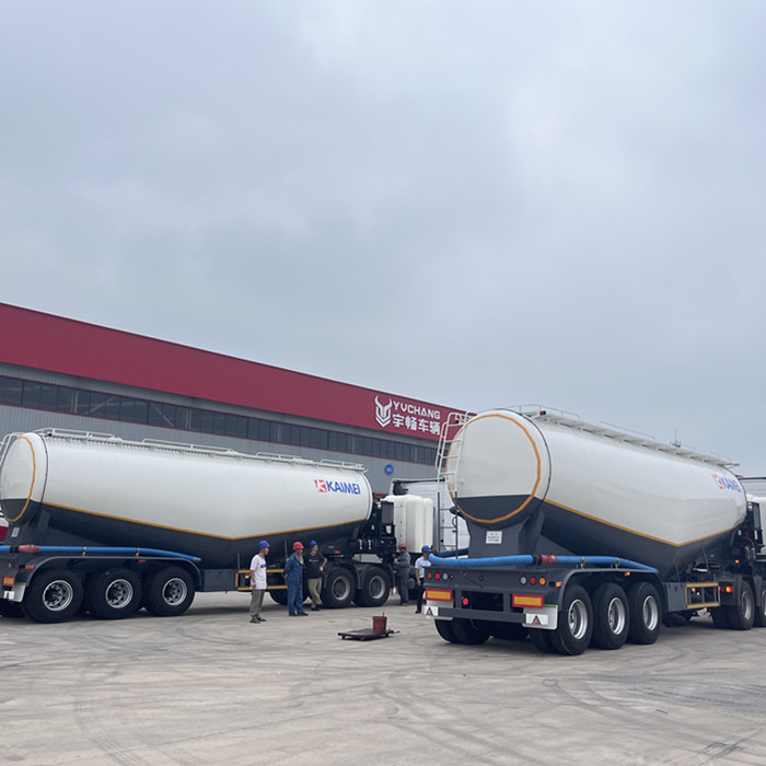 Bulk Cement Trailers Shipped to Uzbekistan|News|YOUCAN Trailer