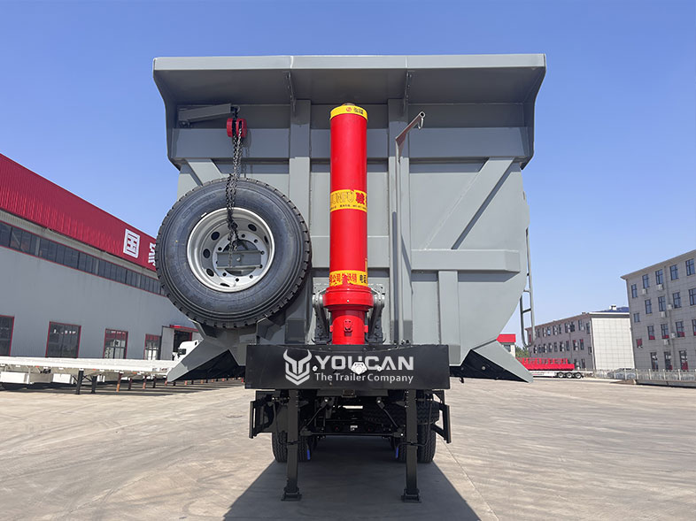 Youcan 80 Ton U Shape Rear Dump Semi Trailer |Universal Rear Tipping ...